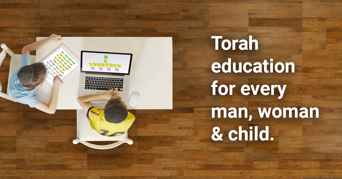 Help 1 Million Children Learn Torah Online during COVID-19