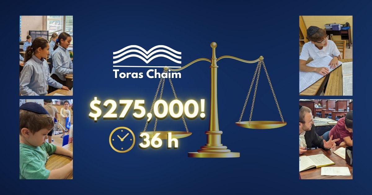 Toras Chaim Annual Giving Campaign 2024