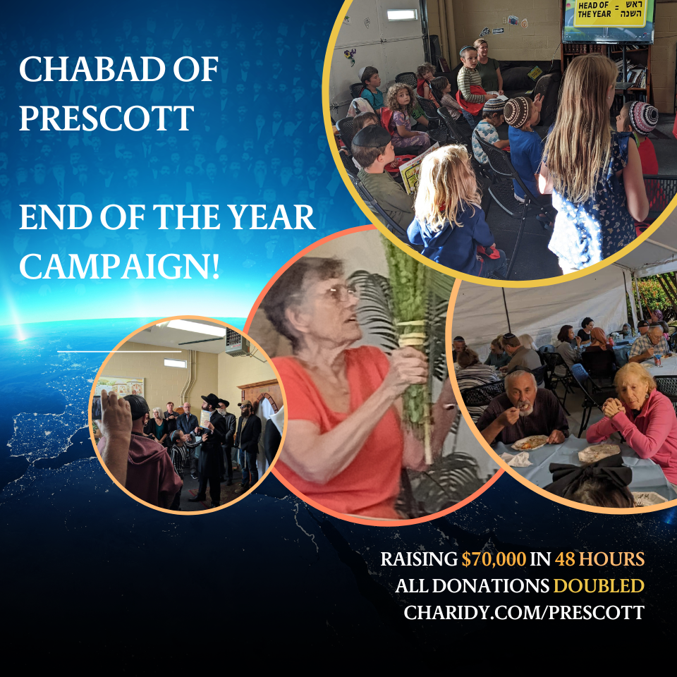 Chabad of Prescott — For Crowdfunding and Fundraising Success