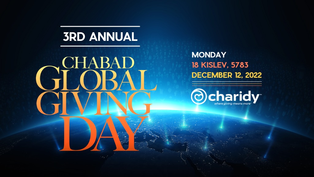 3rd Chabad Global Giving Day
