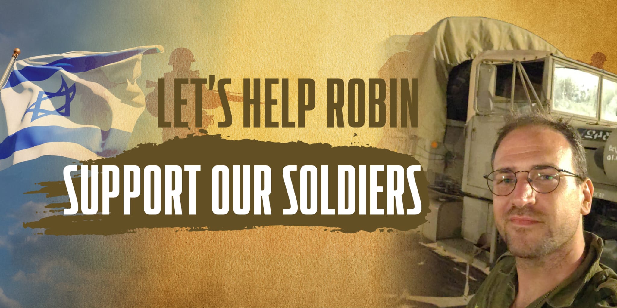 Let's help Robin support our soldiers