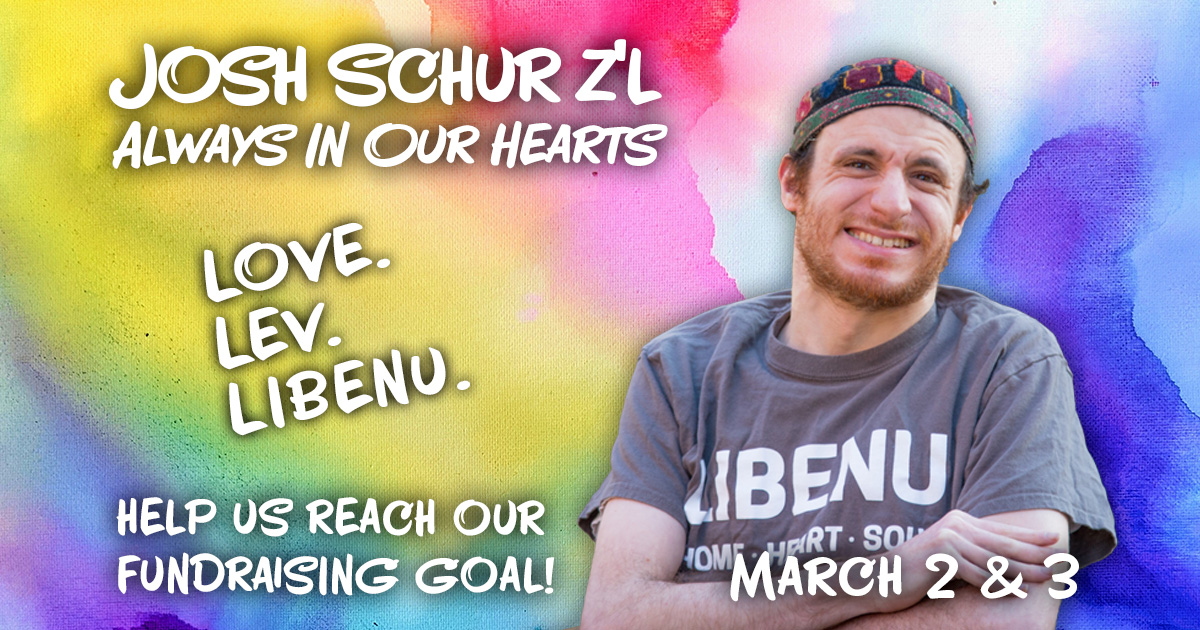 Love. Lev. Libenu. - Josh Schur z'l - Always In Our Hearts